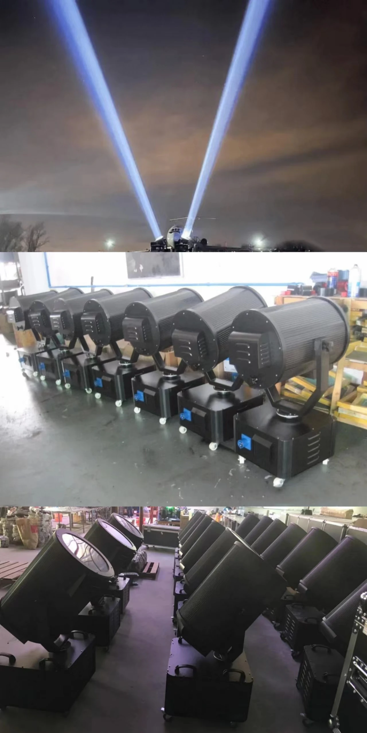 7000 Watt Xenon Searchlight - Waterproof IP54 Moving Head Light for ...