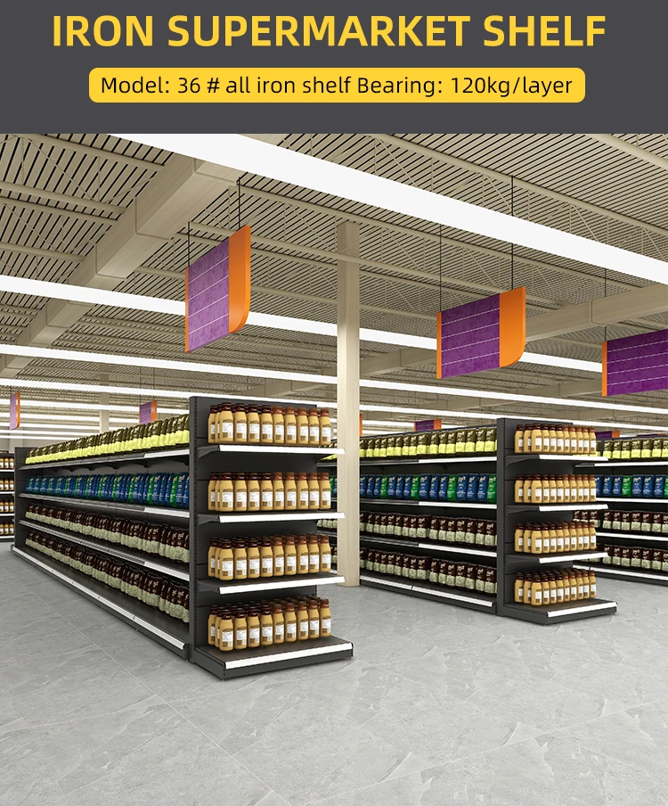 Shelves For Retail Store Display Rack 120kg For Grocery And Supermarket ...