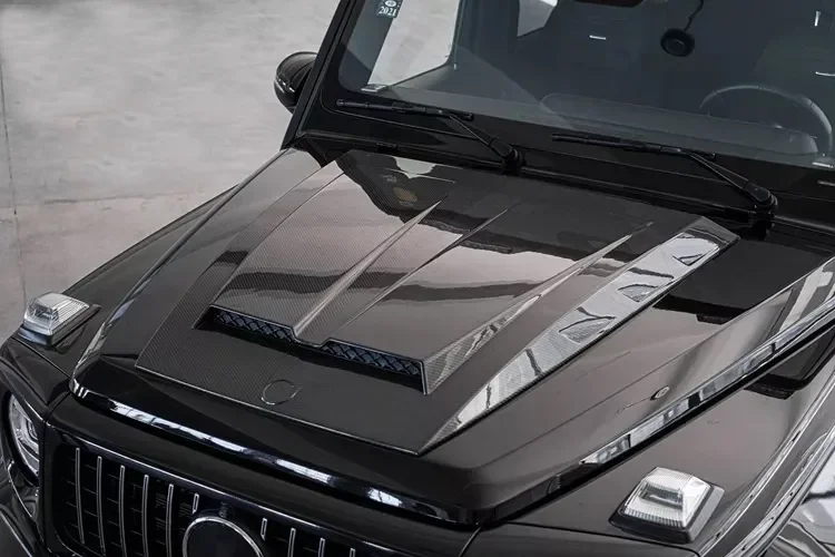 B Style Car Hood Carbon Fiber Hood for Mercedes Benz G63 G500 G65 Hood ...