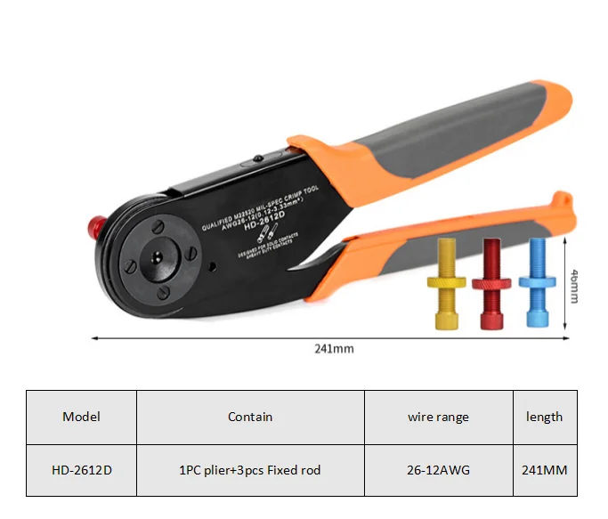 Dt Dtm Dtp Series Replace Hdt-48-00 26-12awg Aviation Solid Pin ...