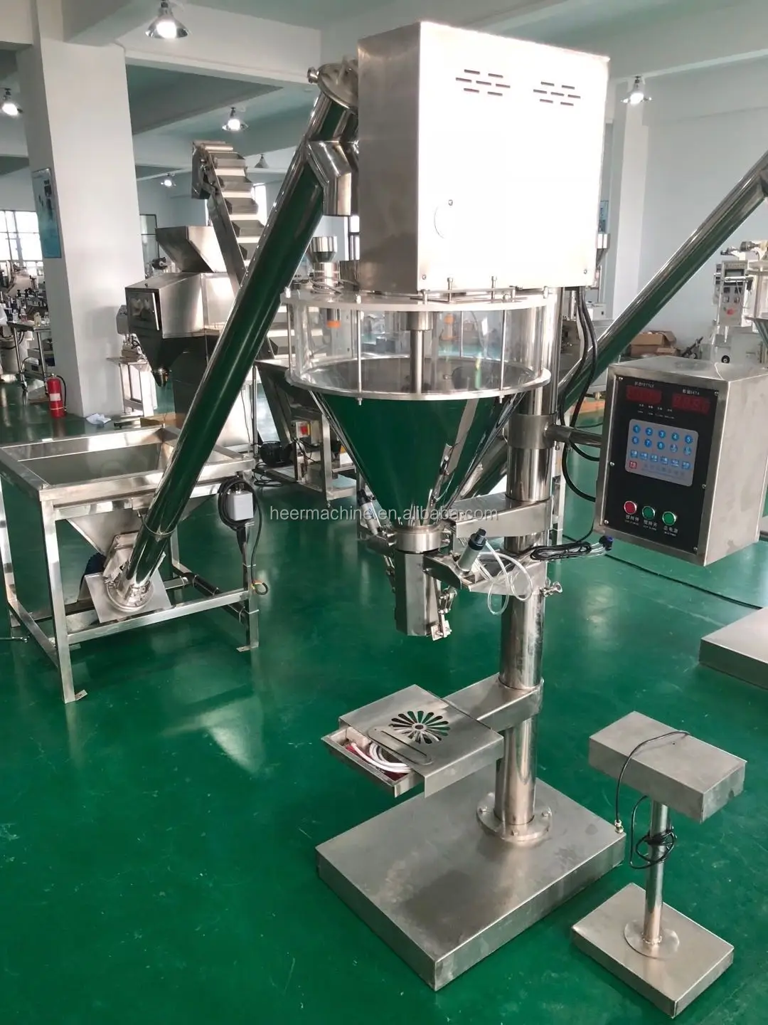 Semi Automatic Micro Dosing / Powder / Auger Filler and Weigher / Screw ...