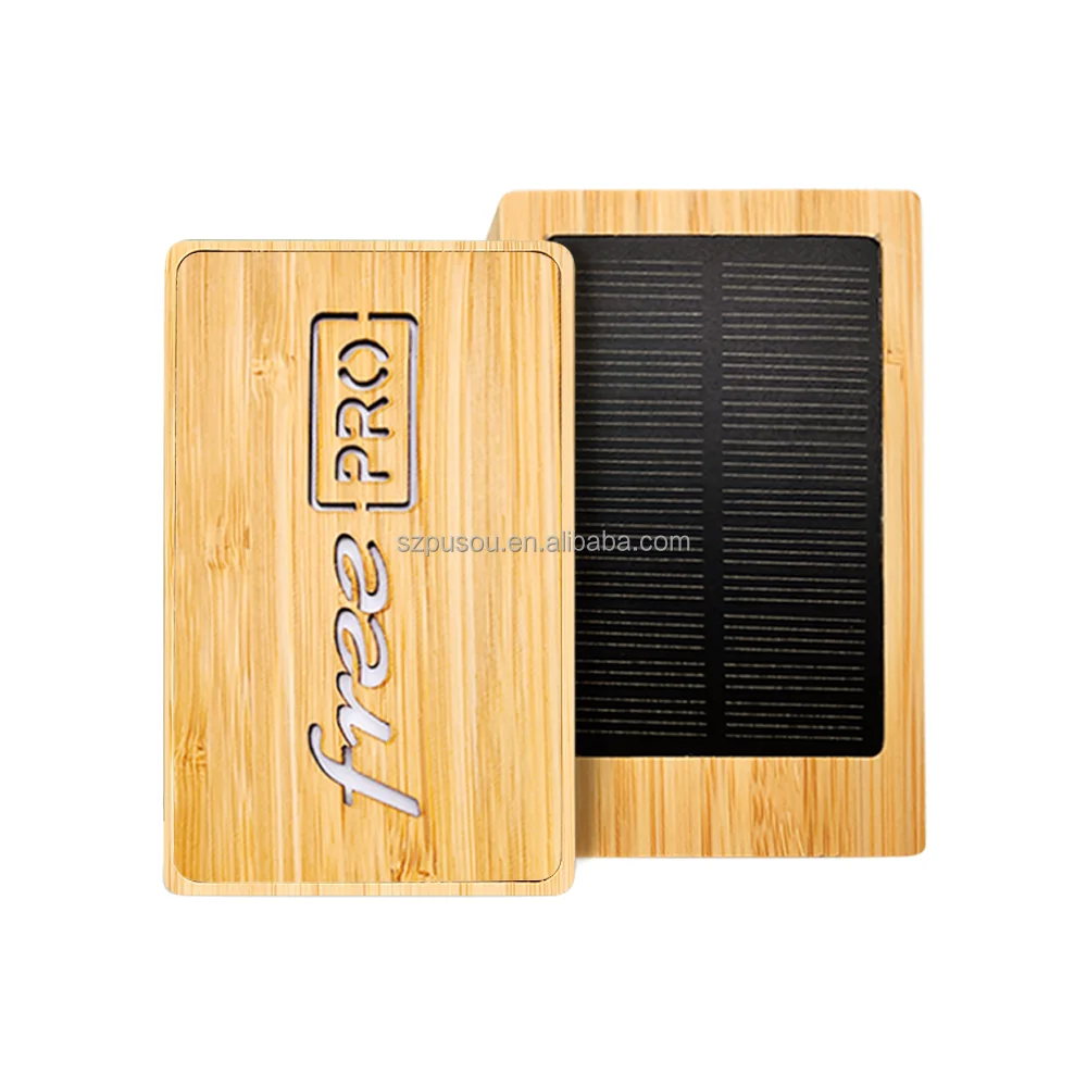 Mini Small Slim Solar Rechargeable Power Bank Solar Charger Type C ...