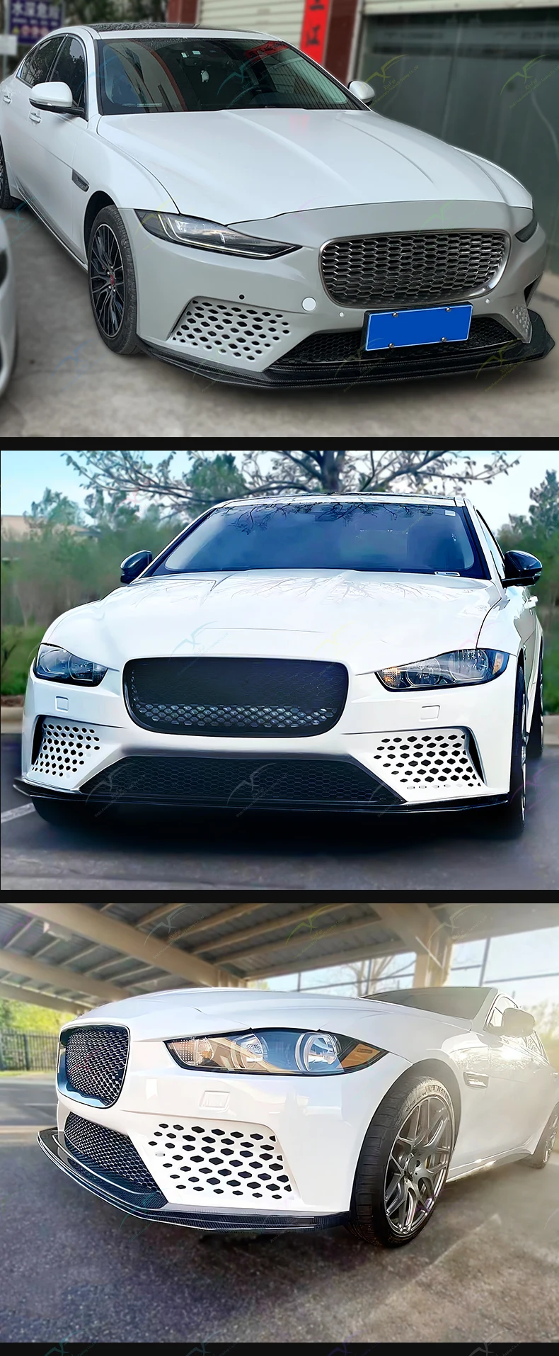 Jaguar XE 2015-2020 Carbon Fiber Bumper & Spoiler Upgrade