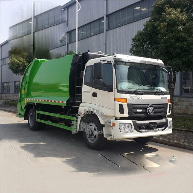 Foton Small New 7cbm 8 Cubic Meters 6tons 7tons 8m3 Compactor Garbage ...