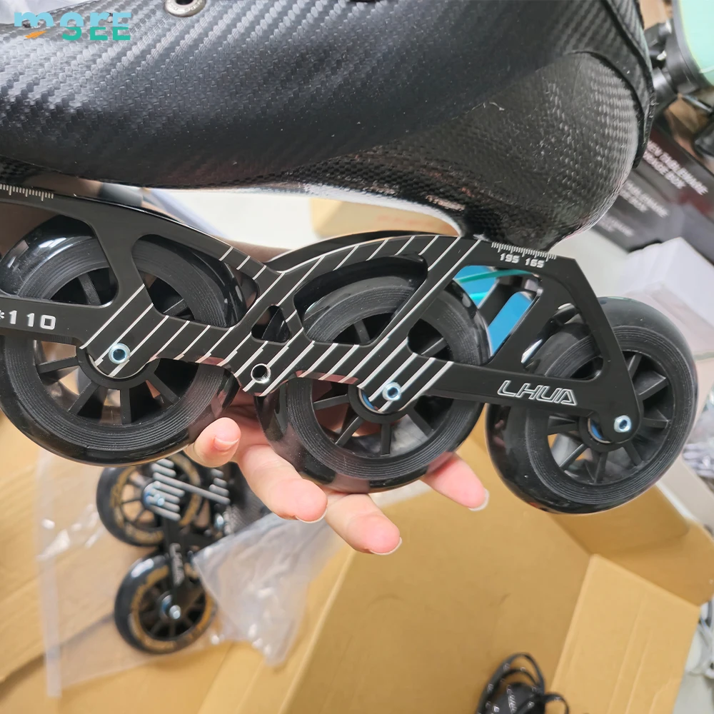 Seemore Professional Kids Carbon Fiber Boots for Inline Skating