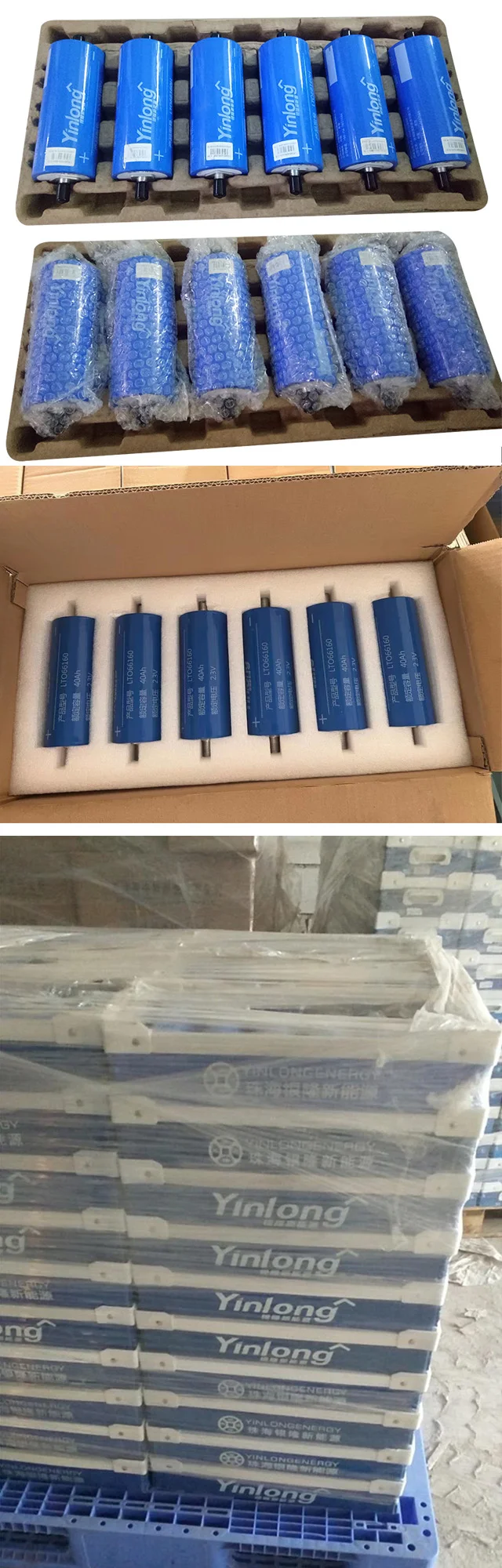 Yinlong 66160 Lto Battery Cell 2.3v High Discharge Rate 30ah 35ah 40ah ...