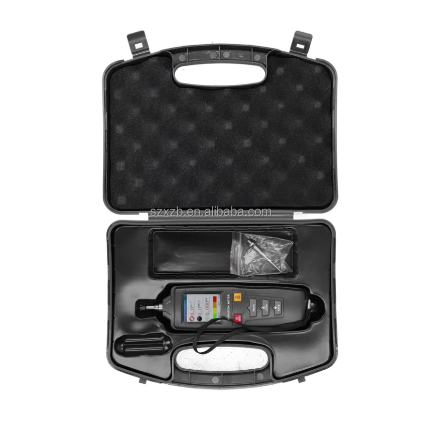 Wt63b Color Lcd Digital Vibration Analyzer Vibration Meter Portable High Sensitivity
