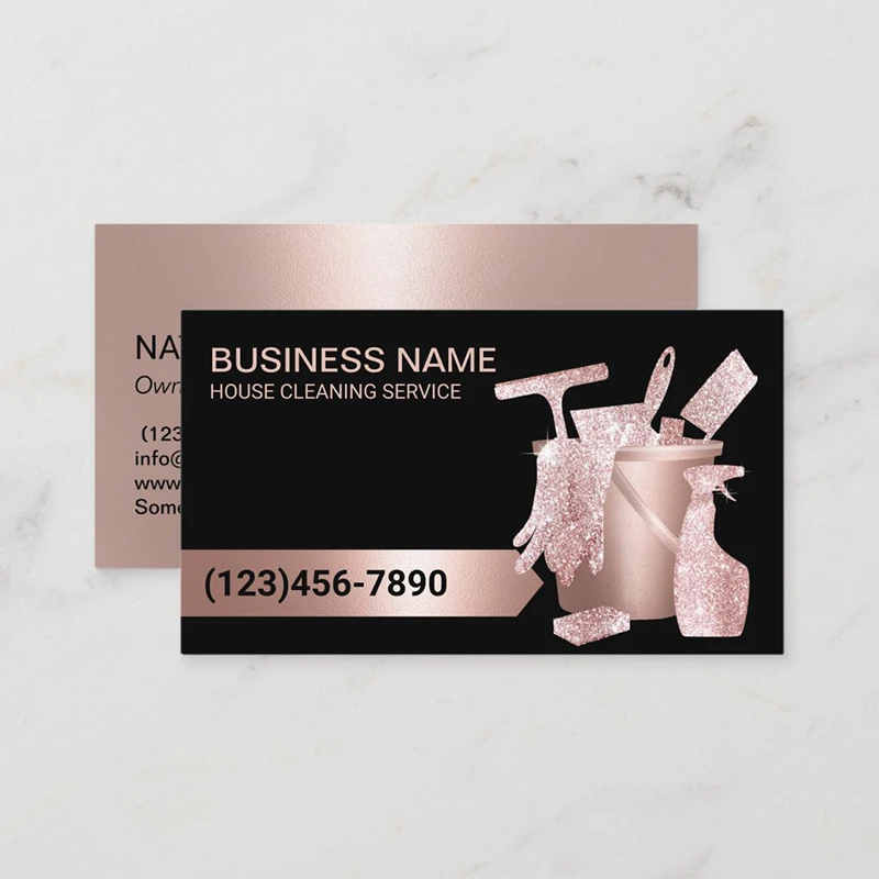 Custom Printing Luxury Black Paper Name Card Gold Edge Creative Gold ...