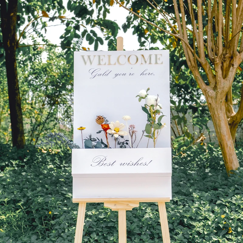 PVC Wedding Welcome Sign - Customizable 3D Letter Arrangement