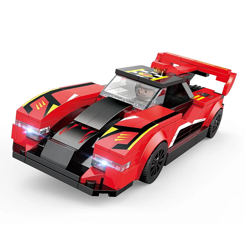 COGO Kids Plastic Car Racing Car Model Build Blocks Toys