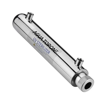 304 Stainless Steel Domestic 254mm Ultraviolet Sterilizer 12w 1gpm Uv ...