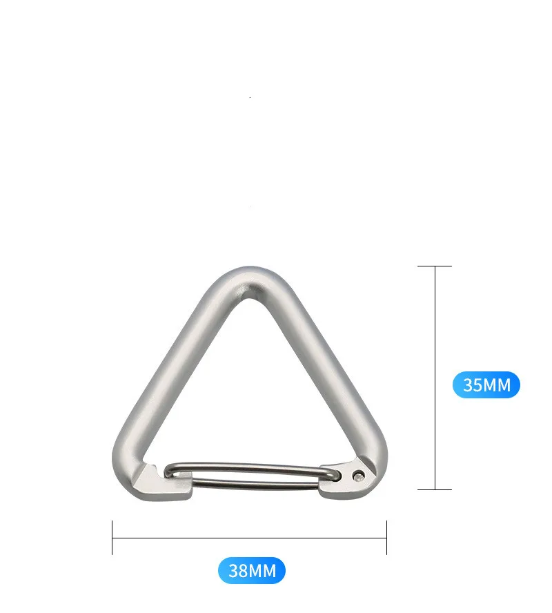 New Design Metal 38*35mm Aluminum Triangle Shaped Carabiner| Alibaba.com