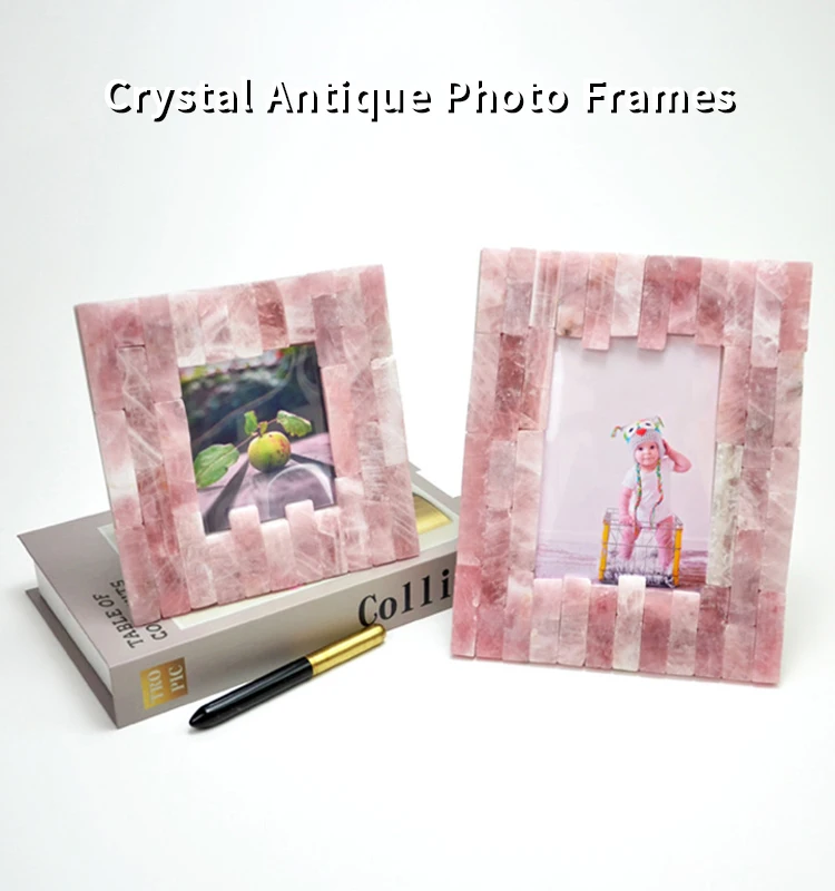 Wholesale Crystal Antique Photo Frames Photo Display Natural Rose ...