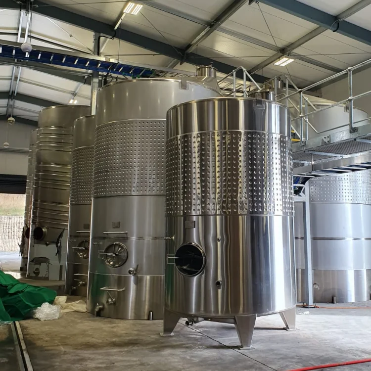 20000l Stainless Steel Wine Fermenter Storage Tank For Wine Estates ...