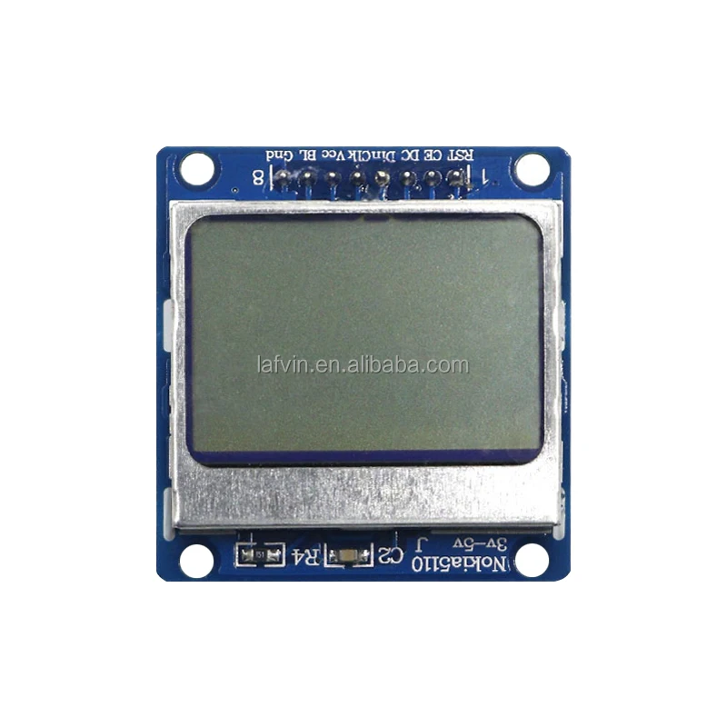 Nokia 5110 LCD Module - 84x48 Display with Blue Backlight