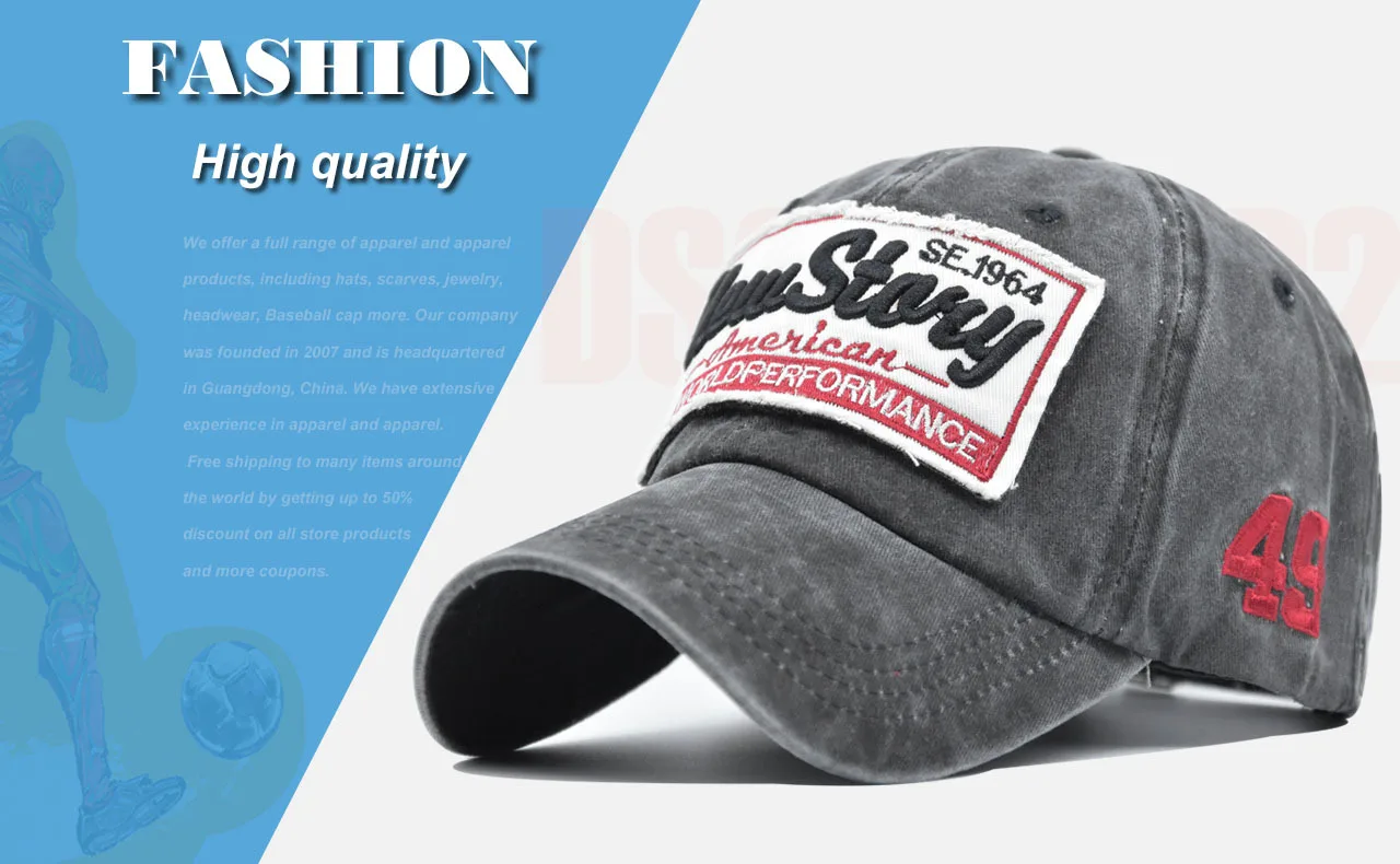 Custom Cotton Baseball Caps - Adjustable & Stylish