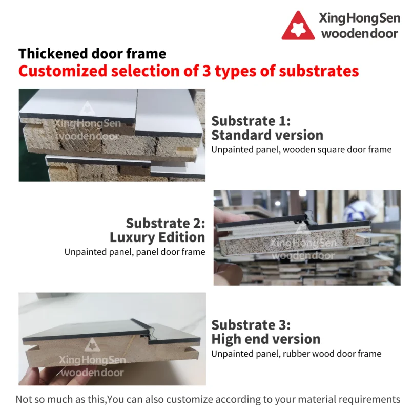 Wholesale Customization Modern Interior Wood Door Luxury Wooden Modern ...