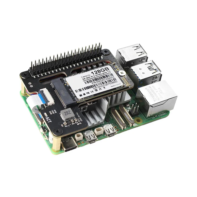 Raspberry Pi 5 X1000 M2 Expansion Plate - NVME SSD Adapter