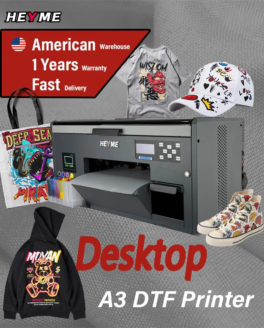 Heyme DTF Printer - High Quality A3 Digital Textile Printer