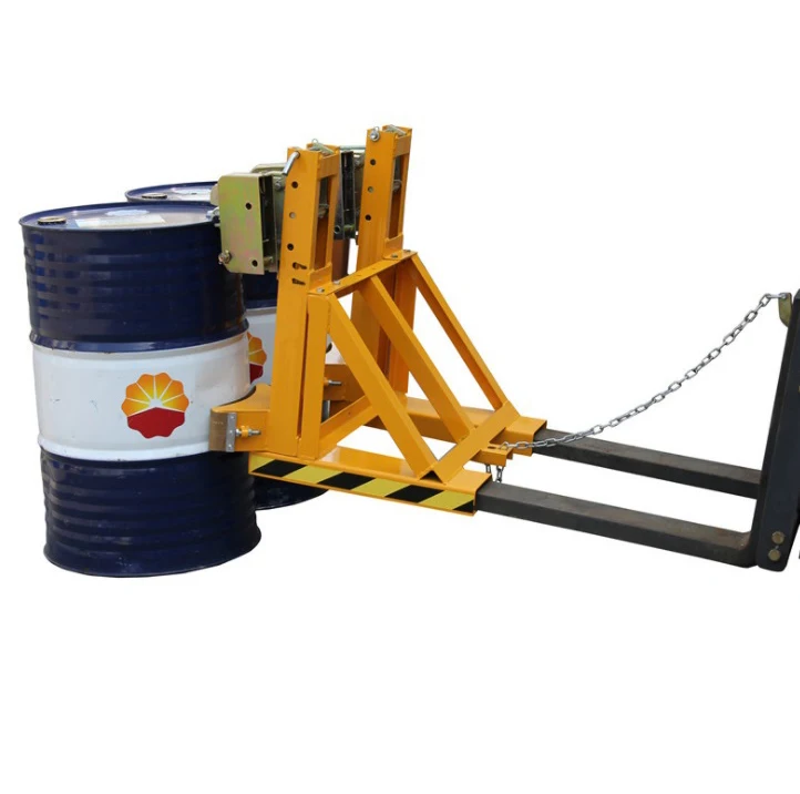 Drum Picker Drum Gripper Forklift Attachment - 360kg Capacity