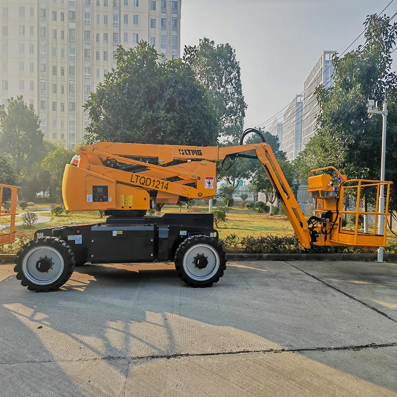 Ltmg Self-propelled Telescopic Boom Lift Construction 12m 14m Crane ...
