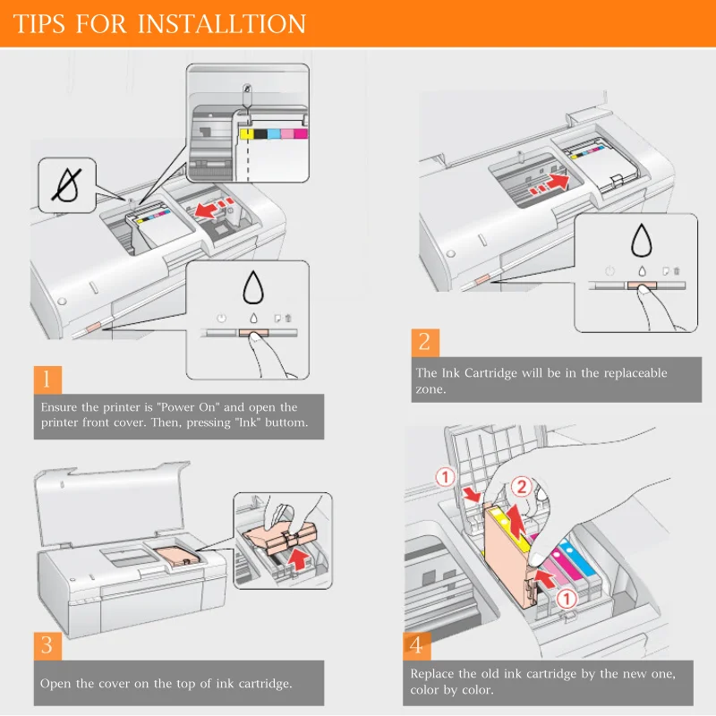 T1321 T1322 T1323 T1324,Compatible Ink Cartridge T-1321 - T-1324 With ...