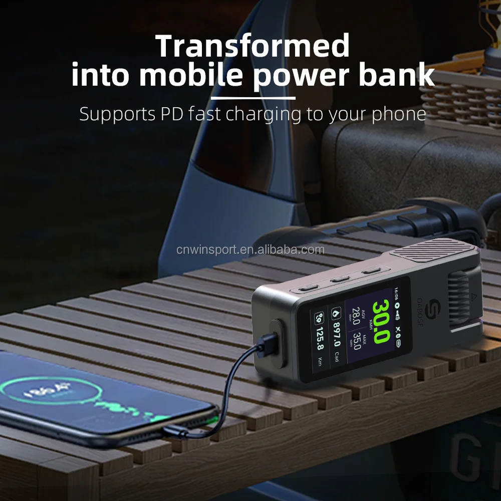 Electric Bike Speedometer GPS GNSS IPX5 Waterproof 7000 MAh Battery ...