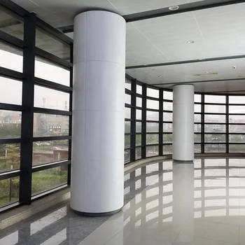 Customized Stainless Steel Round Column Cladding With Hl Surface Finish ...