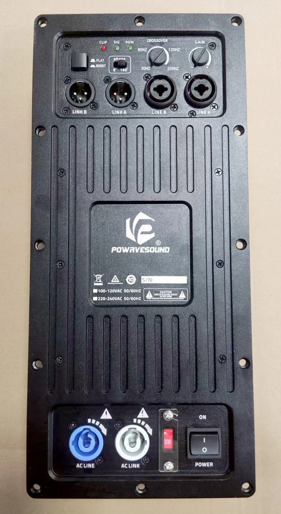 D Class Active Subwoofer Amplifier - 2400W 4ohm Power