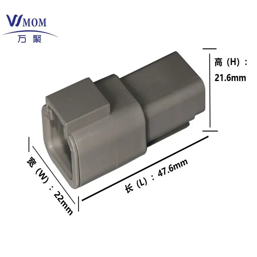 Dtp06-2s Dtp04-2p Plastic Waterproof Male Female Auto Connector Deutsch Connector Deutsch Dtp ...