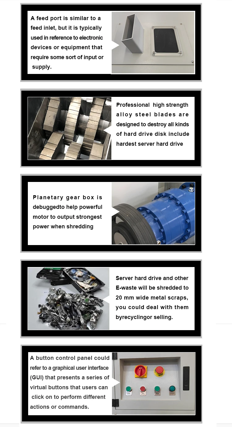 Commercial Use Hard Drive Shredder For Data Destruction It Service ...