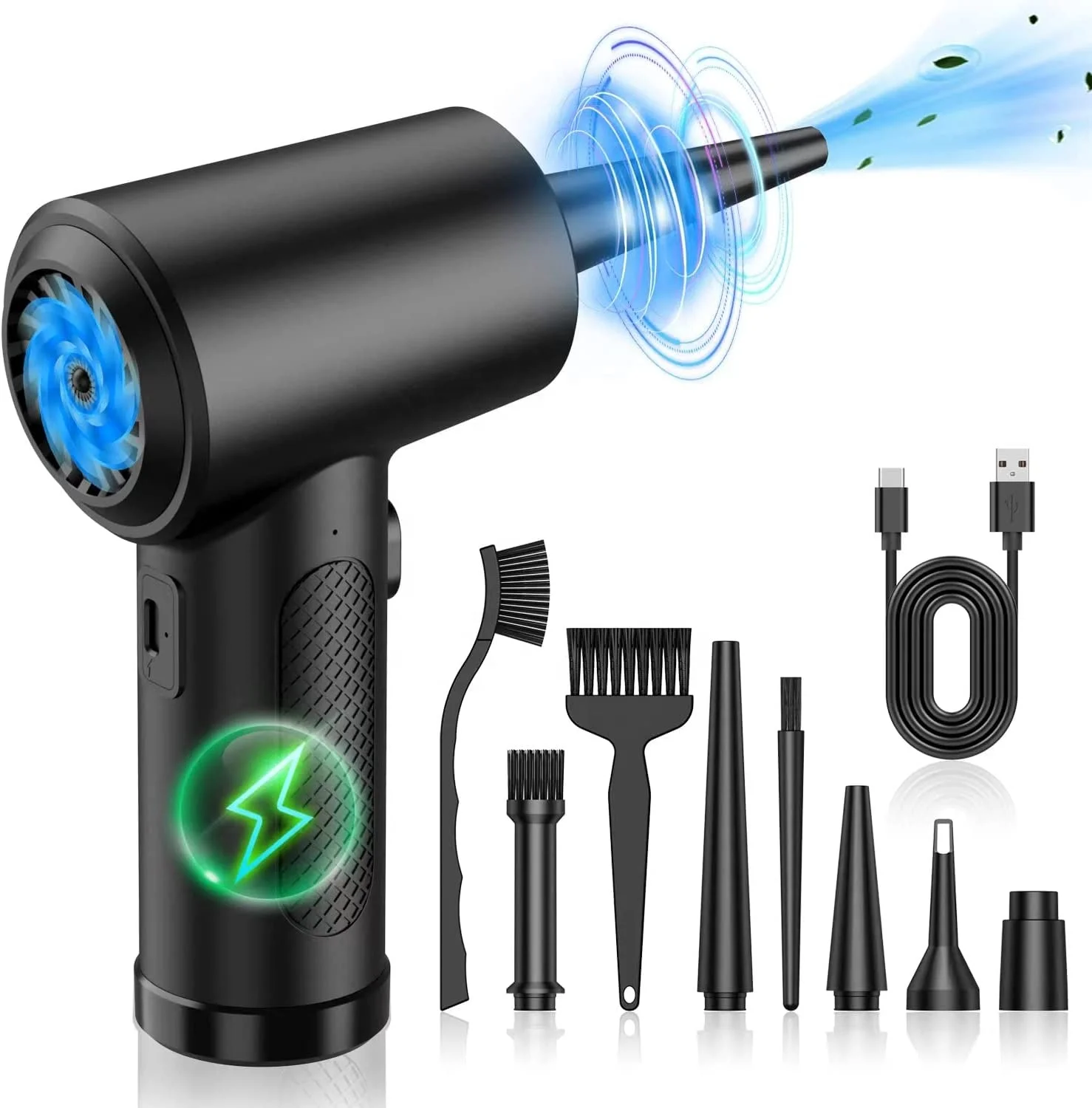 Multi Electric Compressed Air Duster Canned Air Spray Blower Cleaner ...