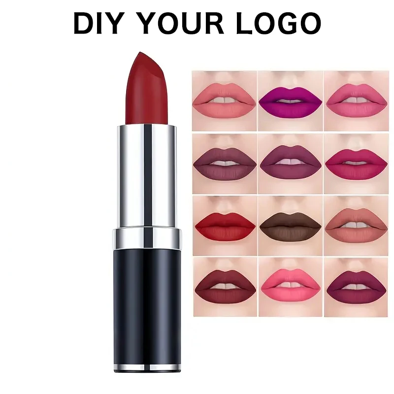 Custom Lipstick Odm Makeup Oem Moisturizing Waterproof Matte Lipstick ...