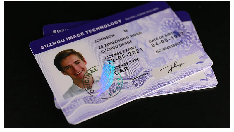 Transparent Hologram ID Card Film, Transparent Hologram Film Overlay ...