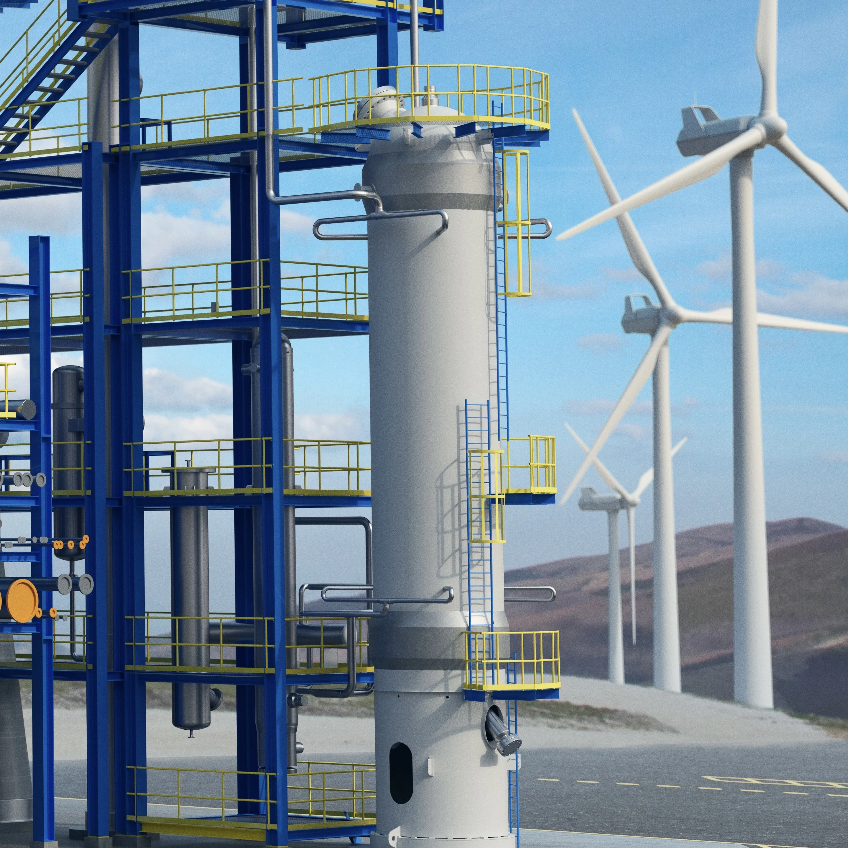 Green Meoh Making Equipment 50000tpy Carbon-Neutral Plant