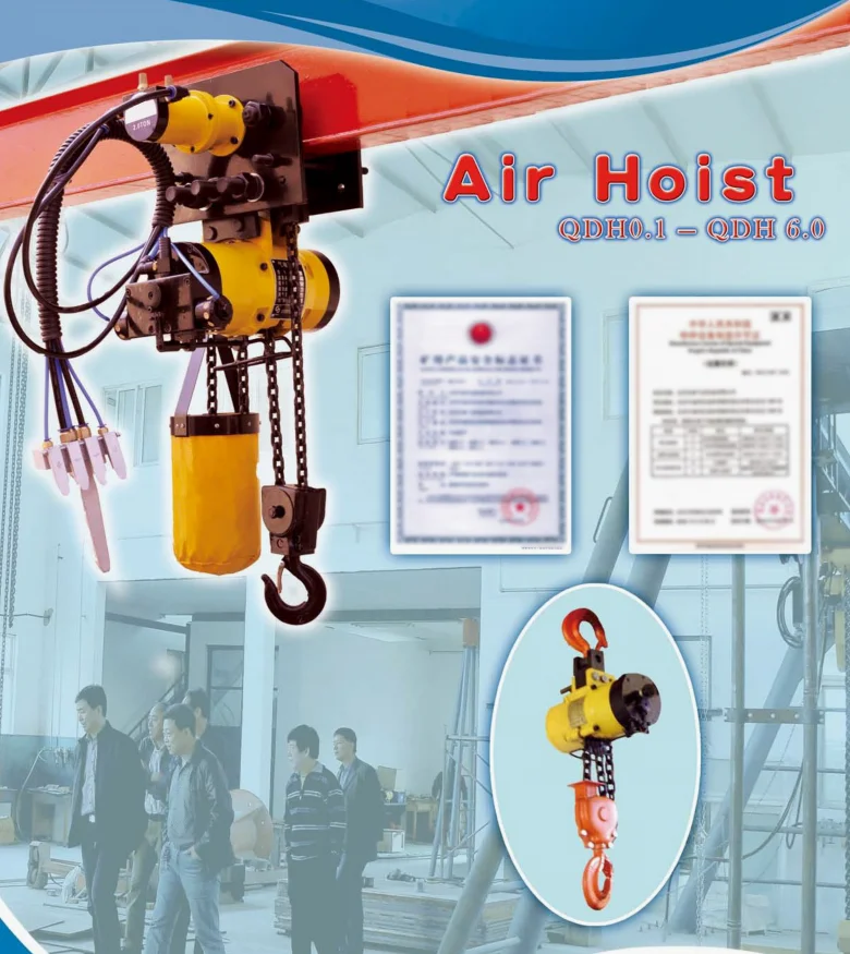 Air Pneumatic Balancer Pneumatic Air Hoist Remote Control Move Trolley ...