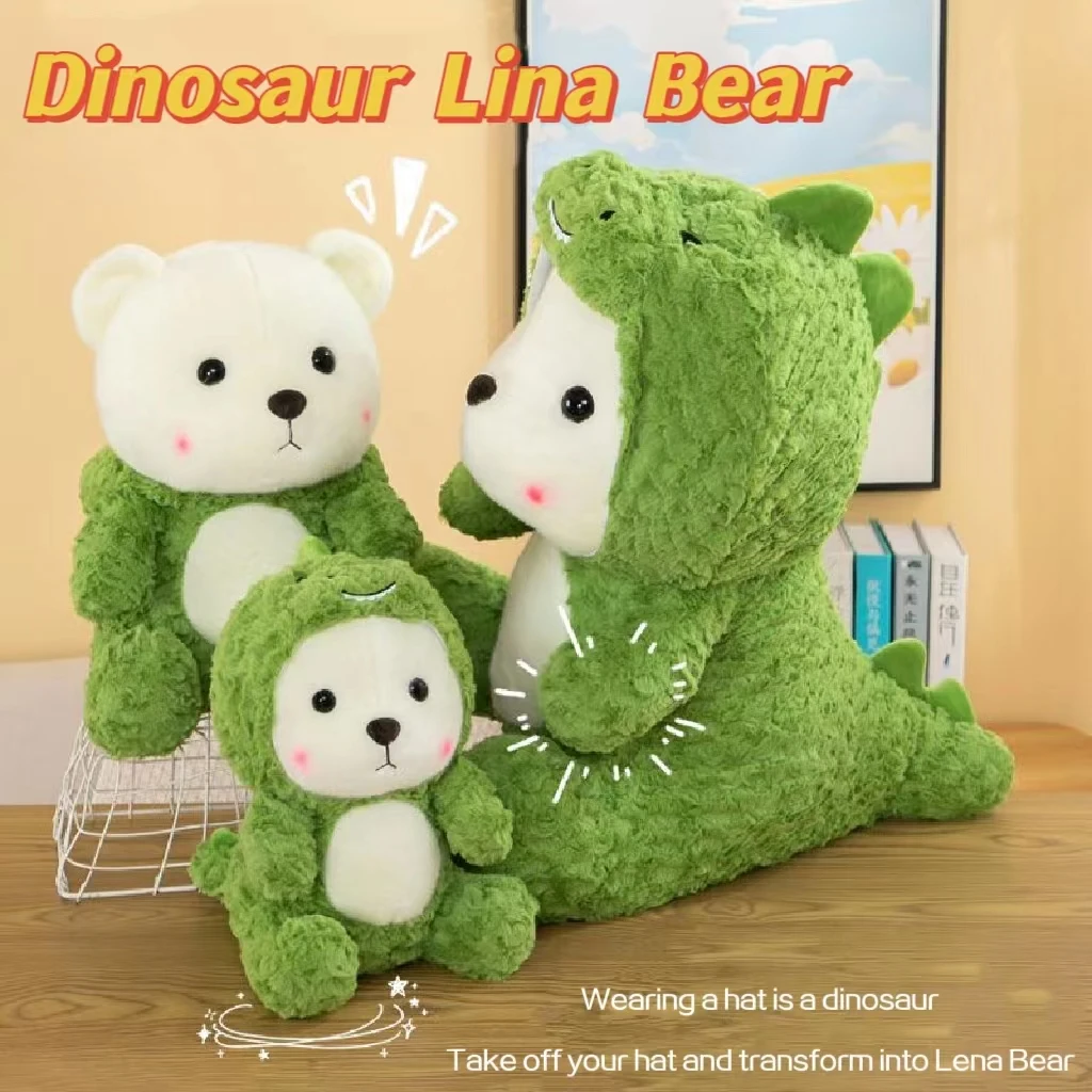 Lena Bear's Transformation Into Dinosaur New Plush Toy Dolls Wholesale ...
