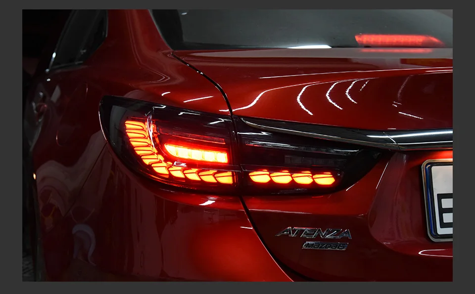 Mazda 6 LED Tail Lamp 2012-2019 | Dynamic Signal Rear Brake Lights ...