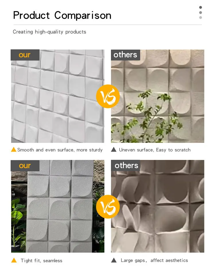 Best Seller Polyurethane Bricks Wall Panel 3d Irregular Cement ...