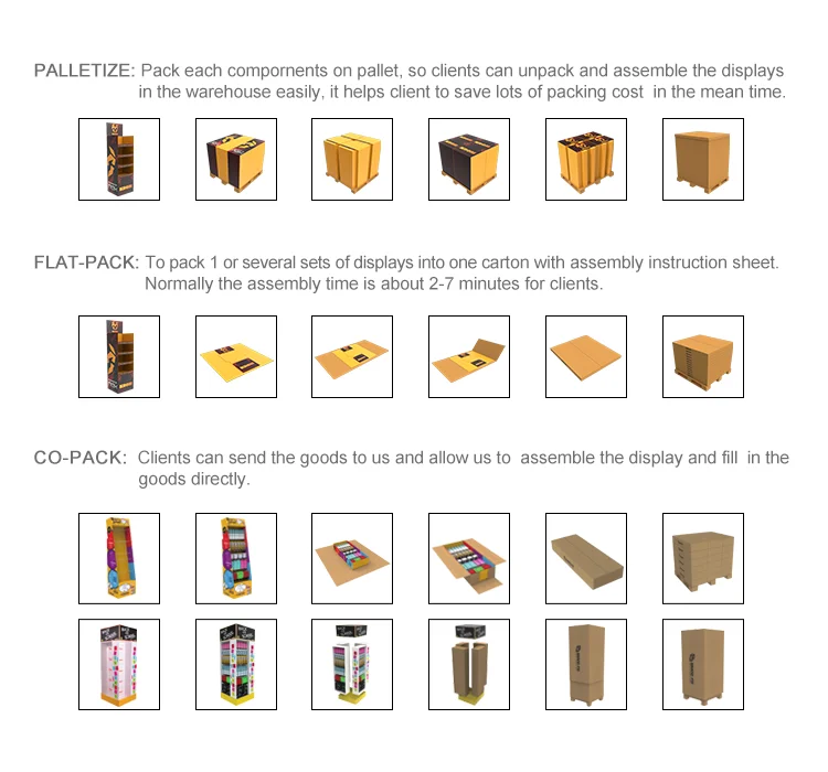 Custom Stackable Cardboard Shipper Display Corrugated Cardboard Display ...