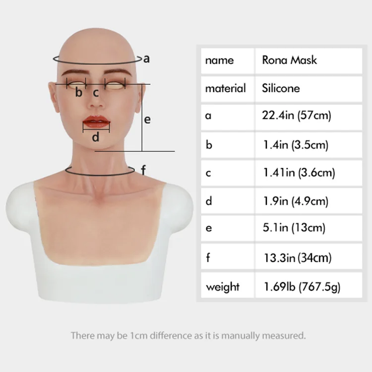 URCHOICE Silicone Female Masks - Lifelike Drag Queen Props