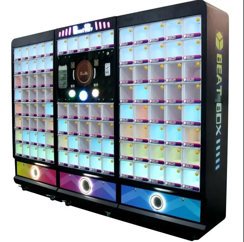 Transparent Window Refrigerated Locker Vending Machine For Sale Snack ...