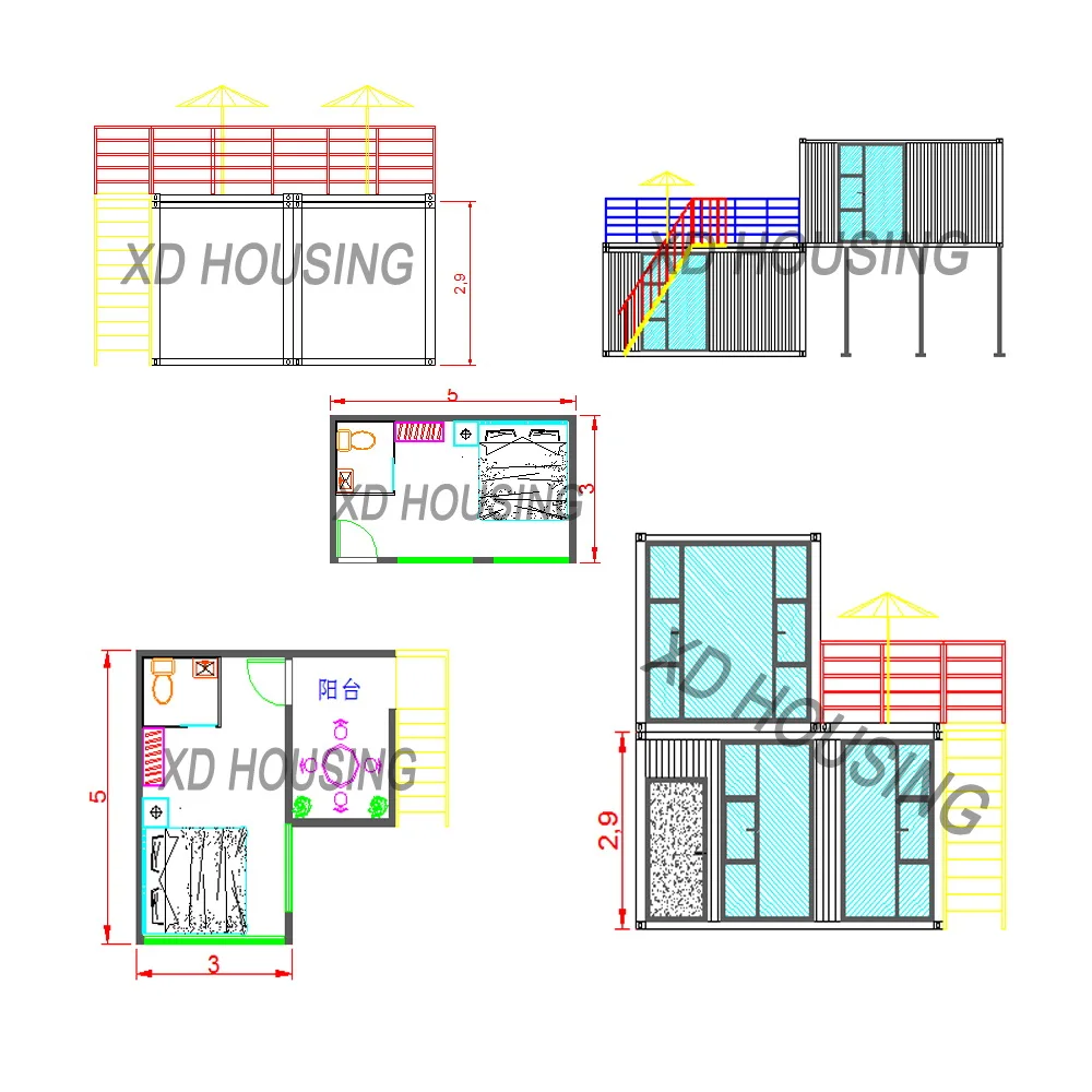 Fast Install Modular Houses - Eco-Friendly Container Villas