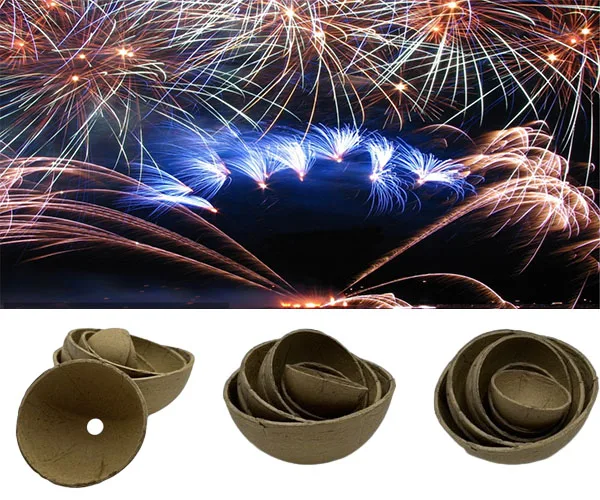Paper Nesting Hemisphere Shells Fireworks Material Display Shell Paper ...