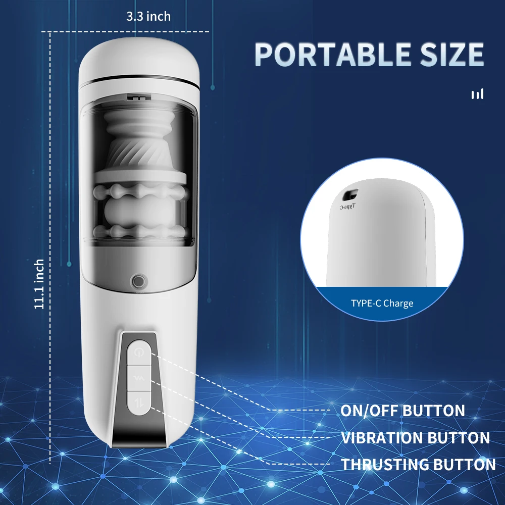 Newest Design Silicone Rotating Automatic Male Sex Toys Man Masturbation Cup Db-2220m - Buy ...