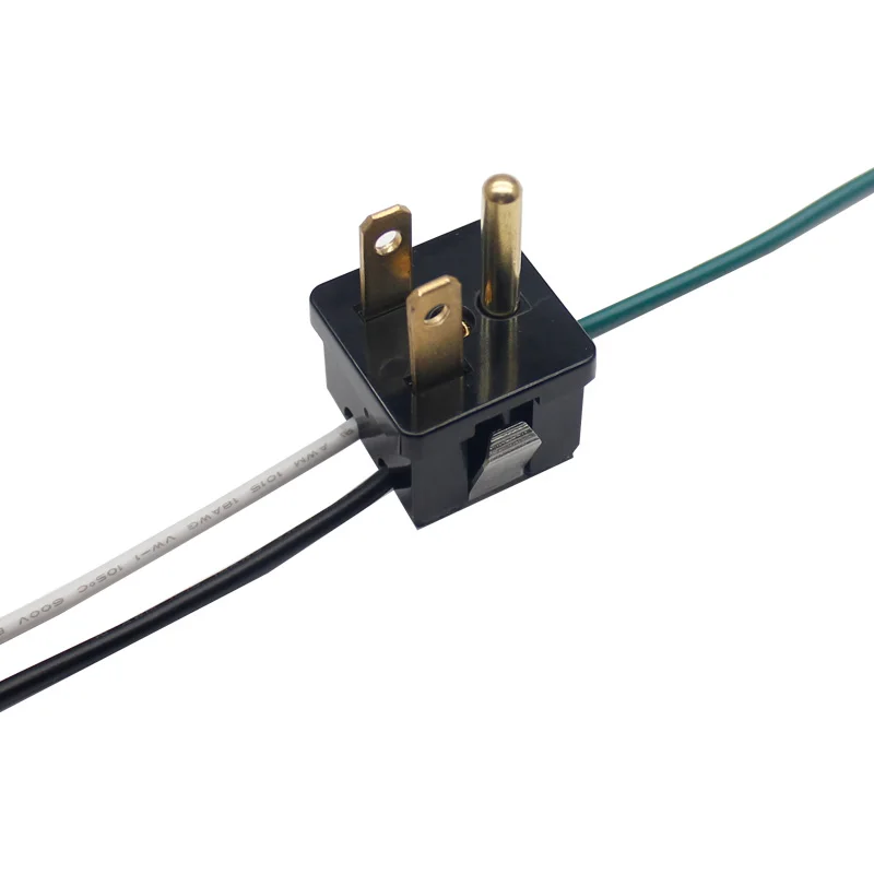 125V 15A NEMA 5-15R USA 3PIN 16AWG Snap in Portable Power Socket ...