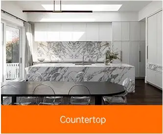 YUSHI Onyx Marble Island Backlight - Luxury Kitchen Decor