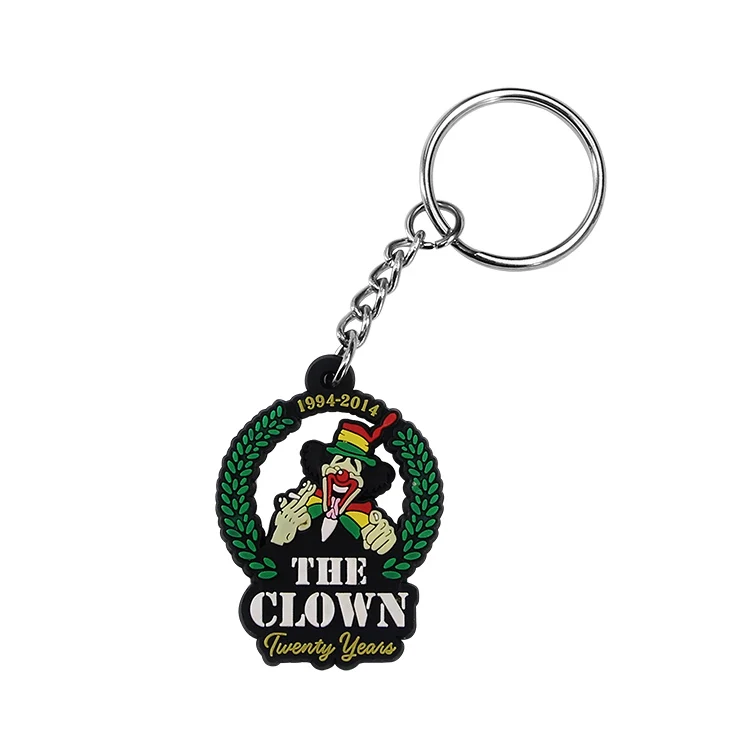 Cheap Custom 2d Cartoon Animal Shape Keyring Cute Key Chain Men ...