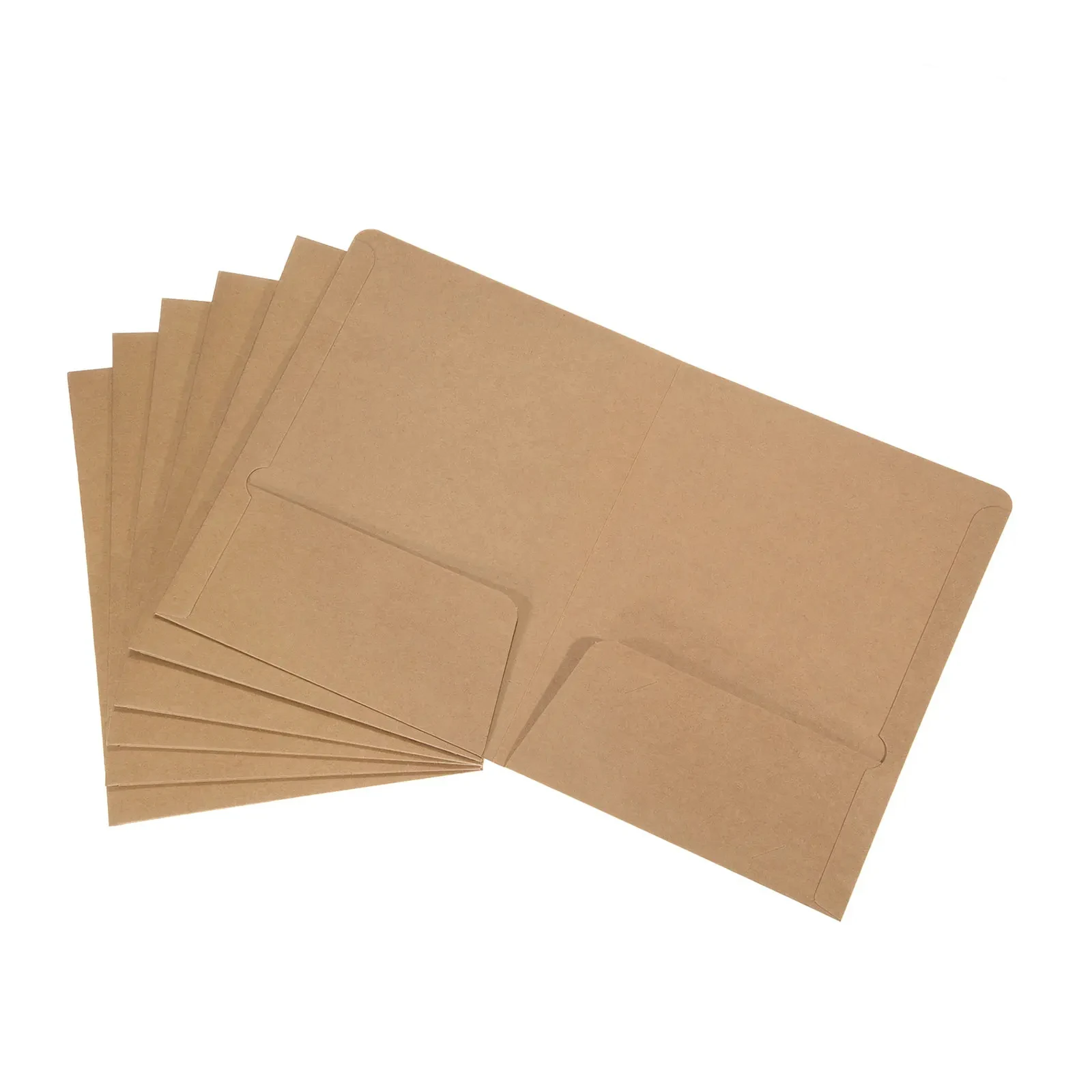 KM glossy paper a4 size presentation folders with two pocket custom ...