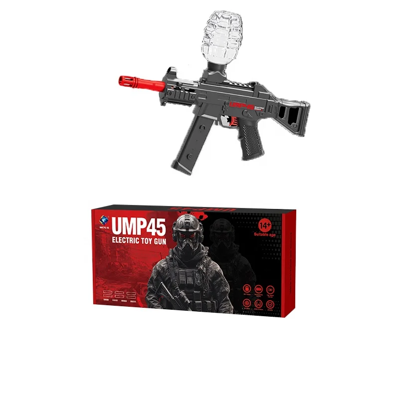 Ump45 Water Bullet Shooting Toy Gun Auto Gel Balls Beads Blaster ...